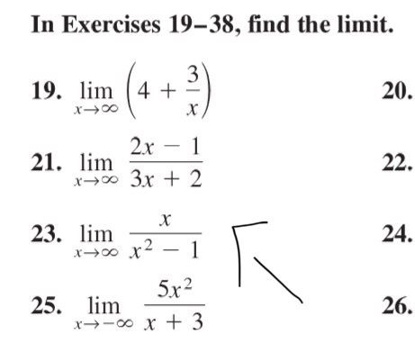 Solved In Exercises 15-18, find each limit, if possible. x2 | Chegg.com