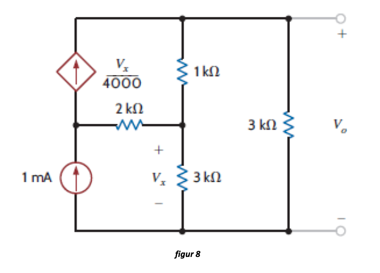 Solved Find 𝑉𝑜 in the circuit of Figure 8 using Norton's | Chegg.com