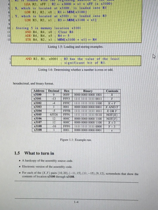 LAB ALU OPERATIONS 1.1 Problem Statement The numbers | Chegg.com