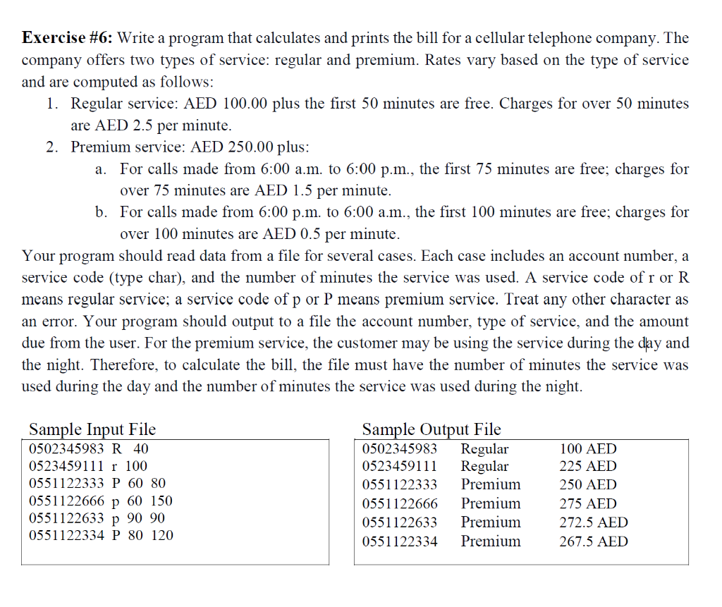 Solved In Java Please Exercise 6 Write A Program That 7643