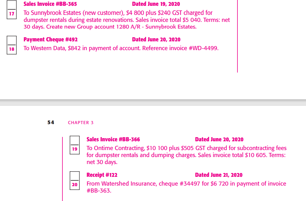 Solved In the textbook Using Sage 50 Accounting 2018, please | Chegg.com