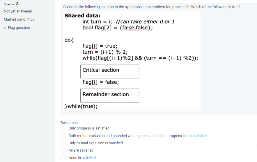 Solved Question 3 Consider the following solution to the | Chegg.com