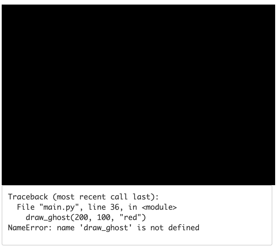 Solved Overview Write a program to draw multiple ghosts on | Chegg.com