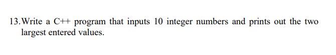 Solved Write A C ﻿program That Inputs 10 ﻿integer Numbers 7942