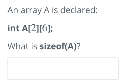 Solved An array A is declared: #define N4 #define M3 int | Chegg.com