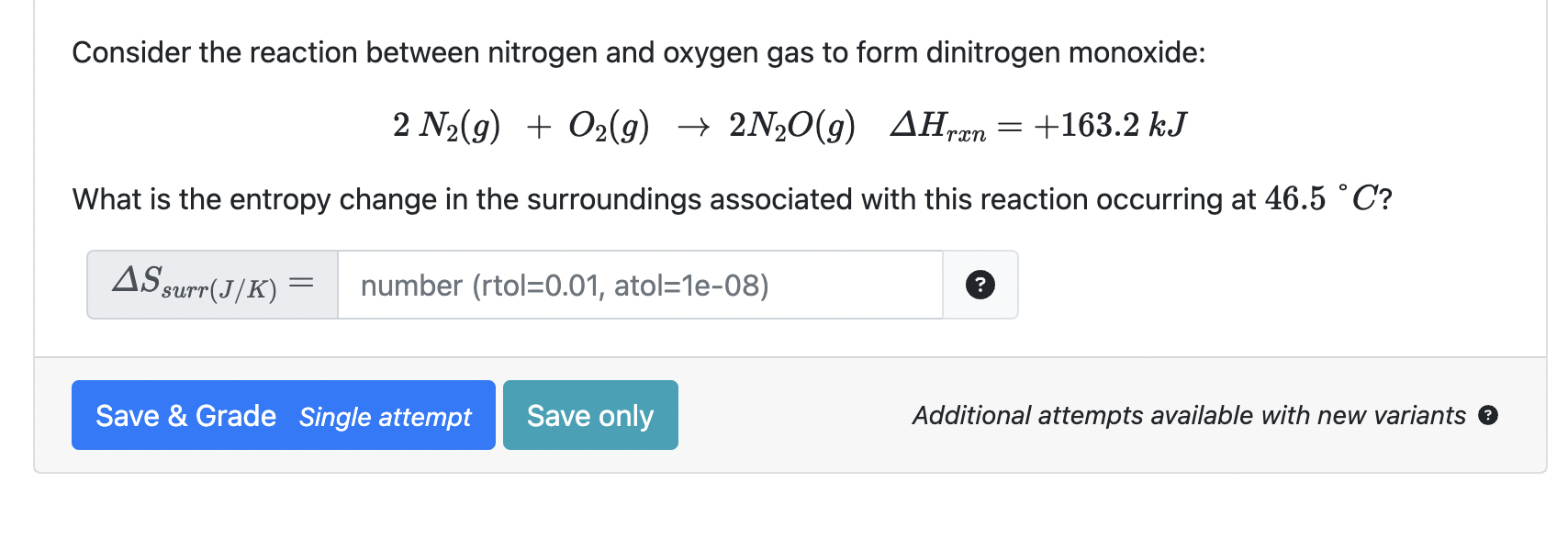 Solved Consider the reaction between nitrogen and oxygen gas | Chegg.com