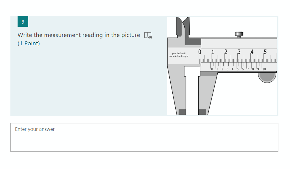 Solved 9 Write the measurement reading in the picture (1 | Chegg.com