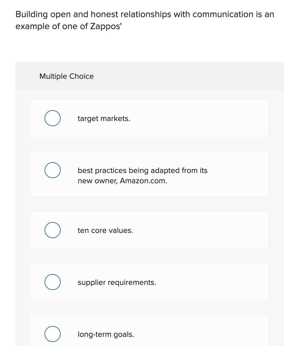 Solved Building open and honest relationships with | Chegg.com