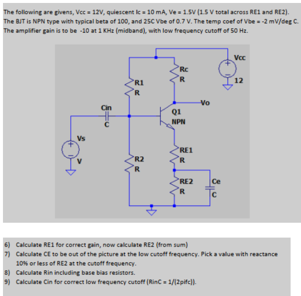 Typical ic low frequency amplifier
