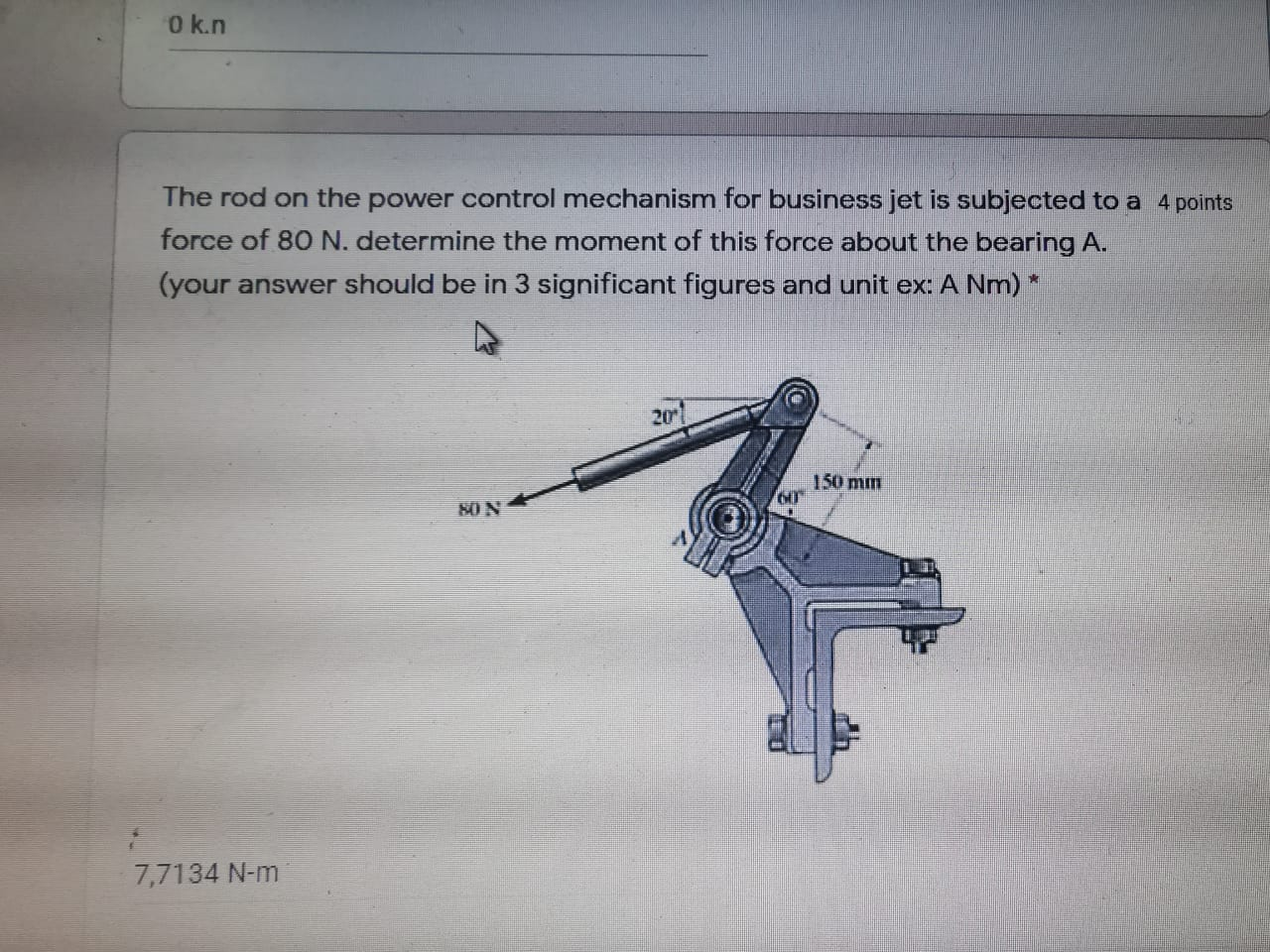 Solved The rod on the power control mechanism for business | Chegg.com