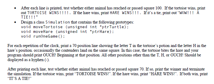 Solved The Project The purpose of this short programming | Chegg.com