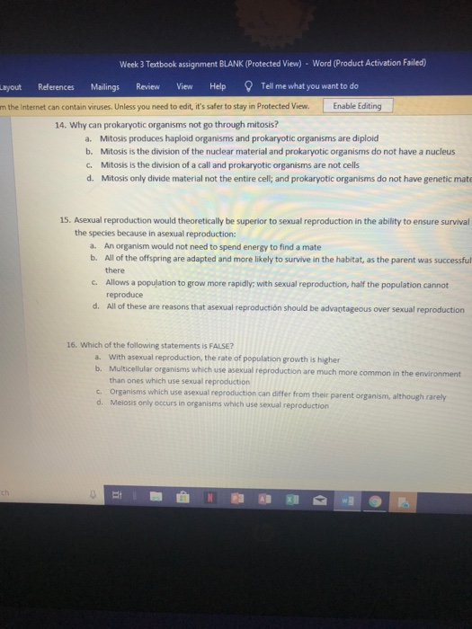 Solved Week 3 Textbook assignment BLANK (Protected View) - | Chegg.com