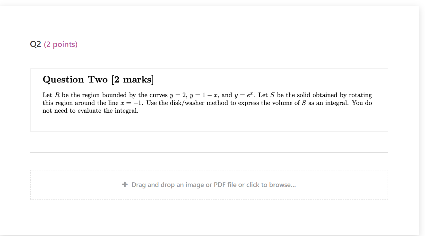 Solved Q2 (2 points) Question Two [2 marks] Let R be the | Chegg.com