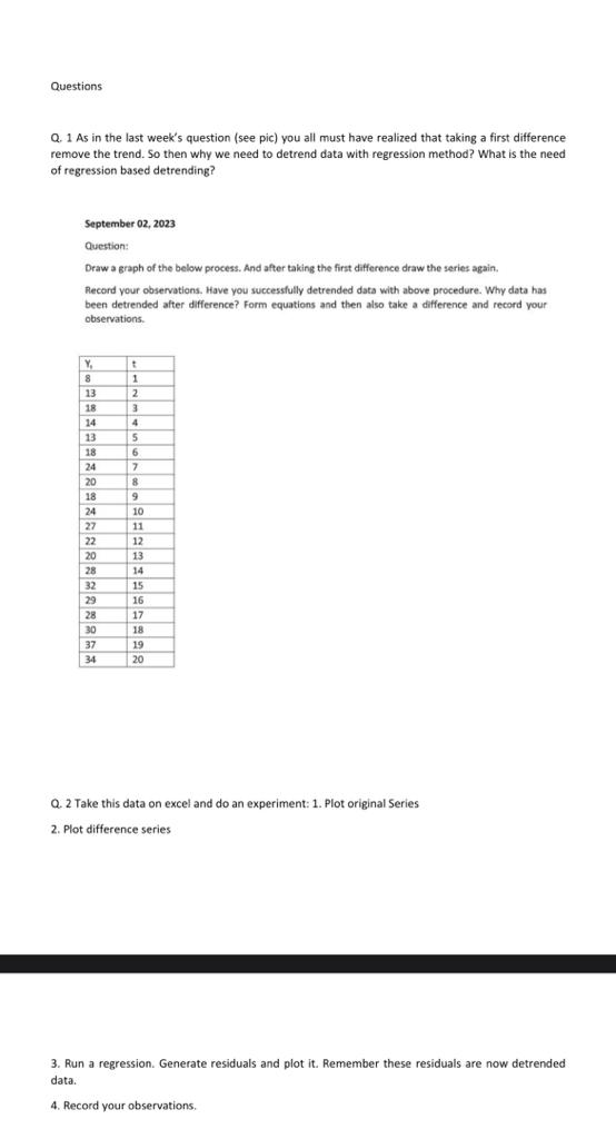 Solved Q. 1 As in the last week's question (see pic) you all | Chegg.com