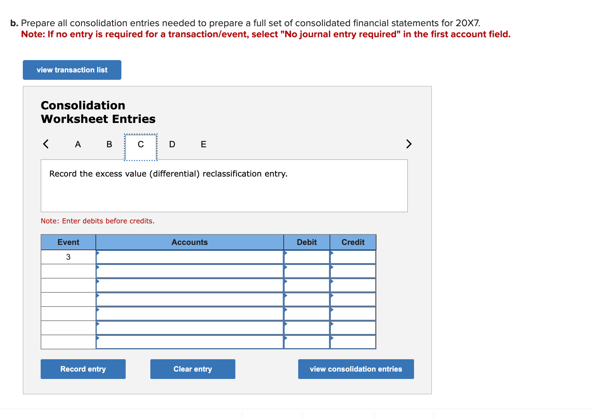 Prepare all consolidation entries needed to prepare a | Chegg.com