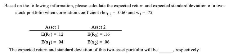 Solved Based on the following information, please calculate | Chegg.com