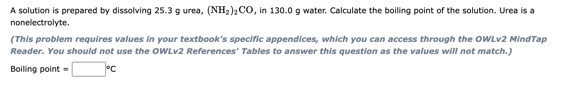 Solved A solution is prepared by dissolving 25.3 g urea, | Chegg.com
