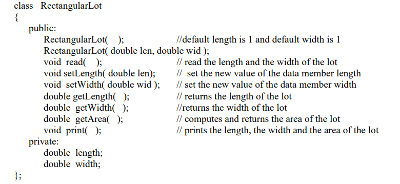 Solved In Exercise O11 Member Functions Void Read And 