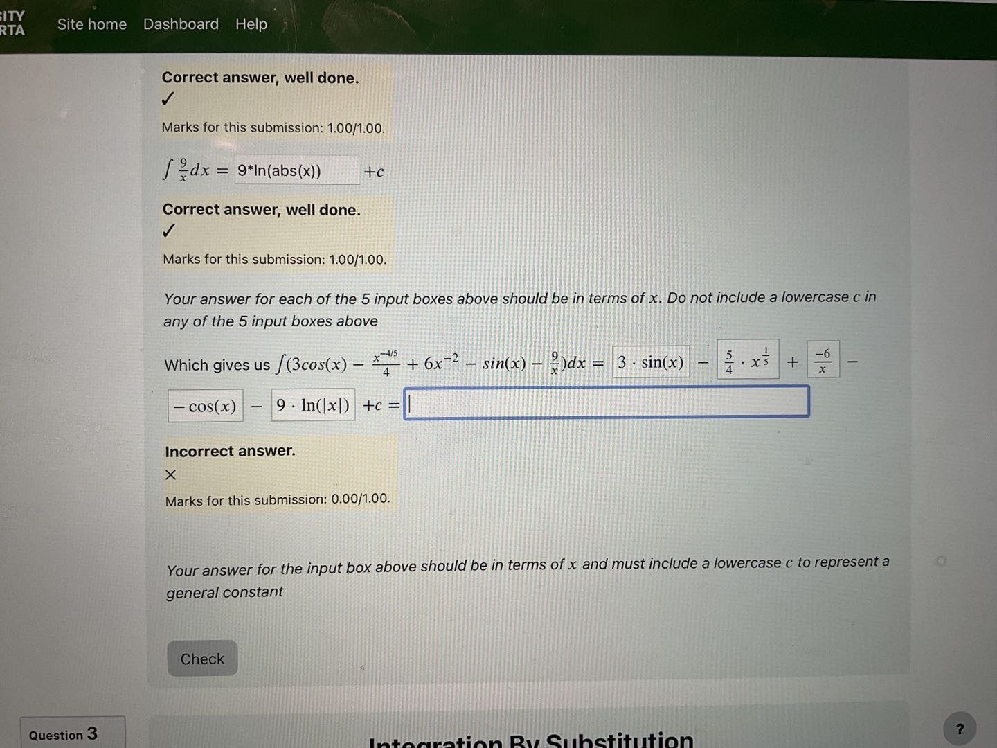 Solved Correct answer, well done. Marks for this submission: | Chegg.com