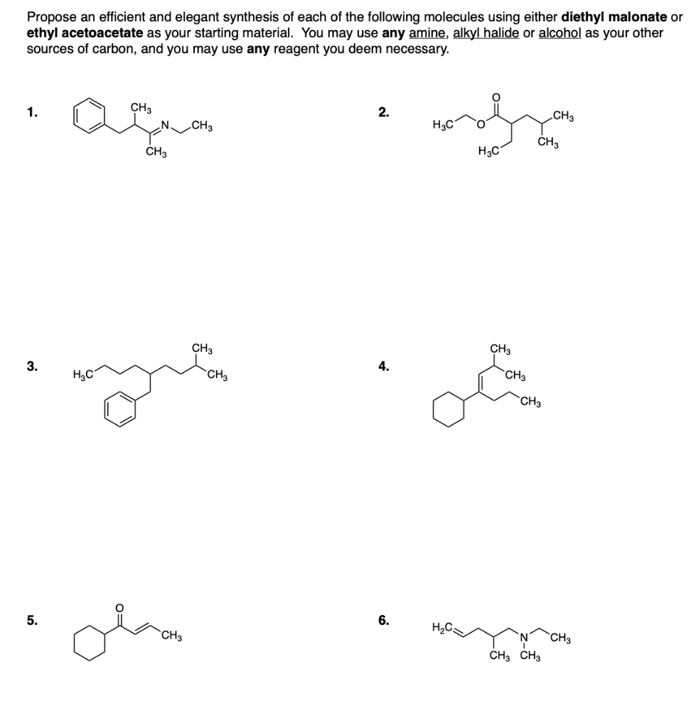 Solved Propose an efficient and elegant synthesis of each of | Chegg.com