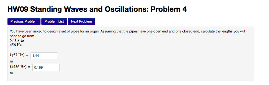 Solved HW09 Standing Waves and Oscillations: Problem 4 | Chegg.com