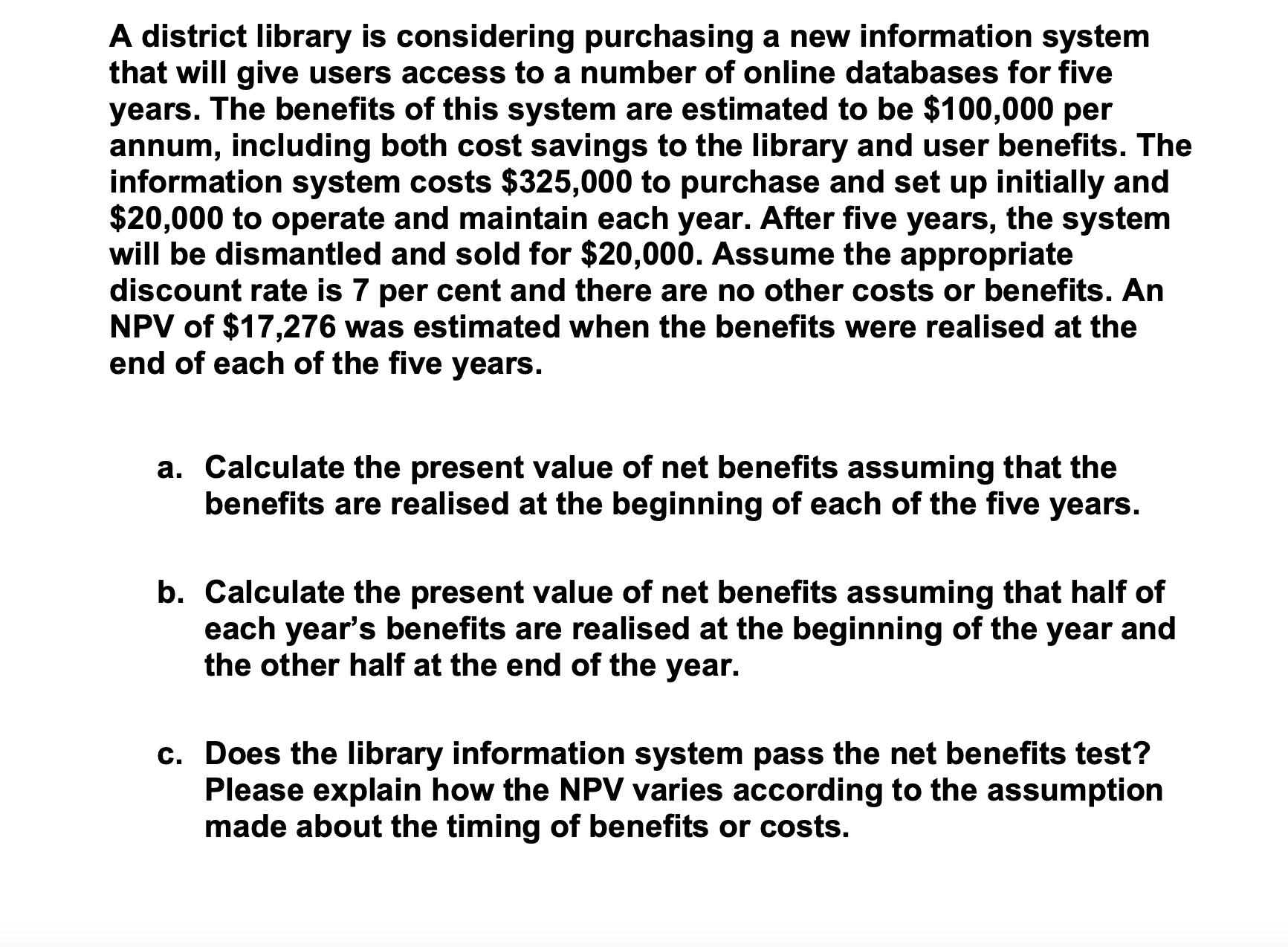 Solved A district library is considering purchasing a new | Chegg.com