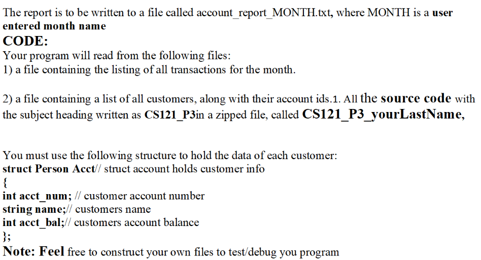 Solved You Are Tasked With Writing A Program Which Will