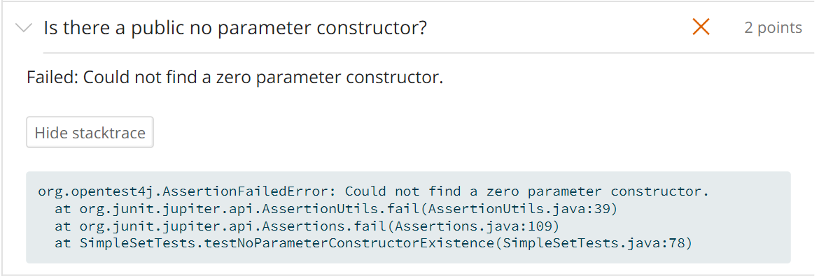 Solved A Simple Set Data Structure To build a Set from | Chegg.com