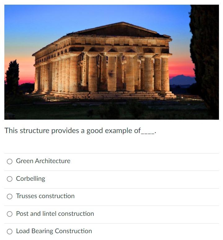 Solved This structure provides a good example of Green | Chegg.com