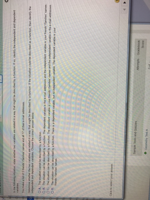 Solved In the following situation, state whether two | Chegg.com