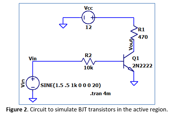 Solved VCC I + 12 R1 470 Vouts R2 Vin Q1 2N2222 10k Vin | Chegg.com