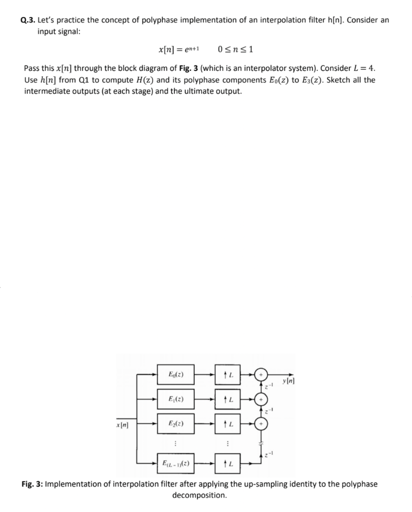 Solved Digital Signal Processing (DSP) Question :- Q # 1 : Q | Chegg.com