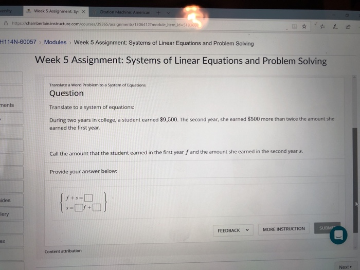 Solved Week 5 Assignment Sy Citation Machine e | Chegg.com