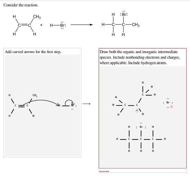 Solved Consider the reaction. H CH3 H :Br: H-BT: H-C-C-CH3 | | Chegg.com