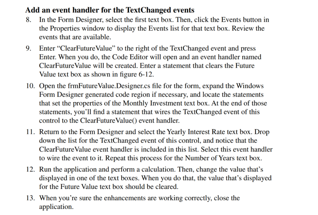 Solved Please use Visual Studio, C# for coding. | Chegg.com