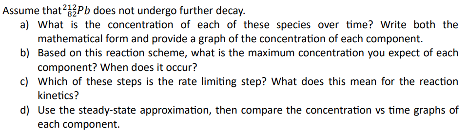 Solved 4. Radioactive decay follows first order kinetics. | Chegg.com