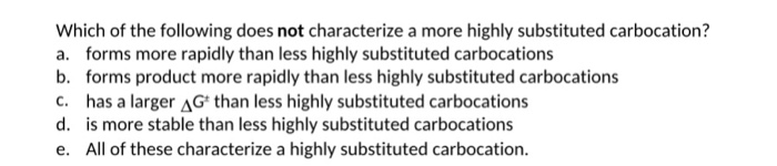 Solved Which of the following does not characterize a more | Chegg.com