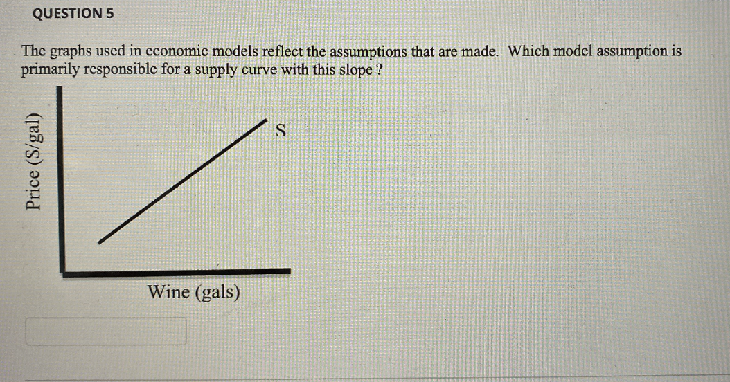 Solved QUESTION 5 The graphs used in economic models reflect | Chegg.com