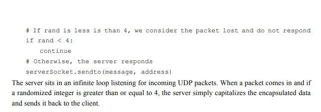 Solved Lab 2 Udp Pinger Lab In This Lab You Will Learn The 