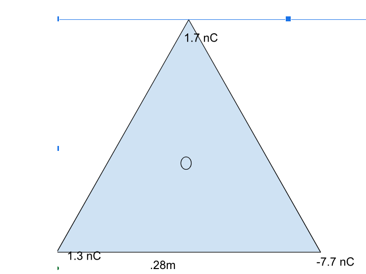 Solved Say there's an equilateral triangle with each side | Chegg.com