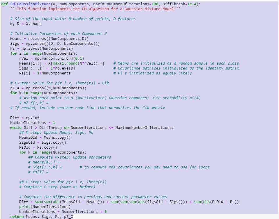 The starter code below is an incomplete | Chegg.com