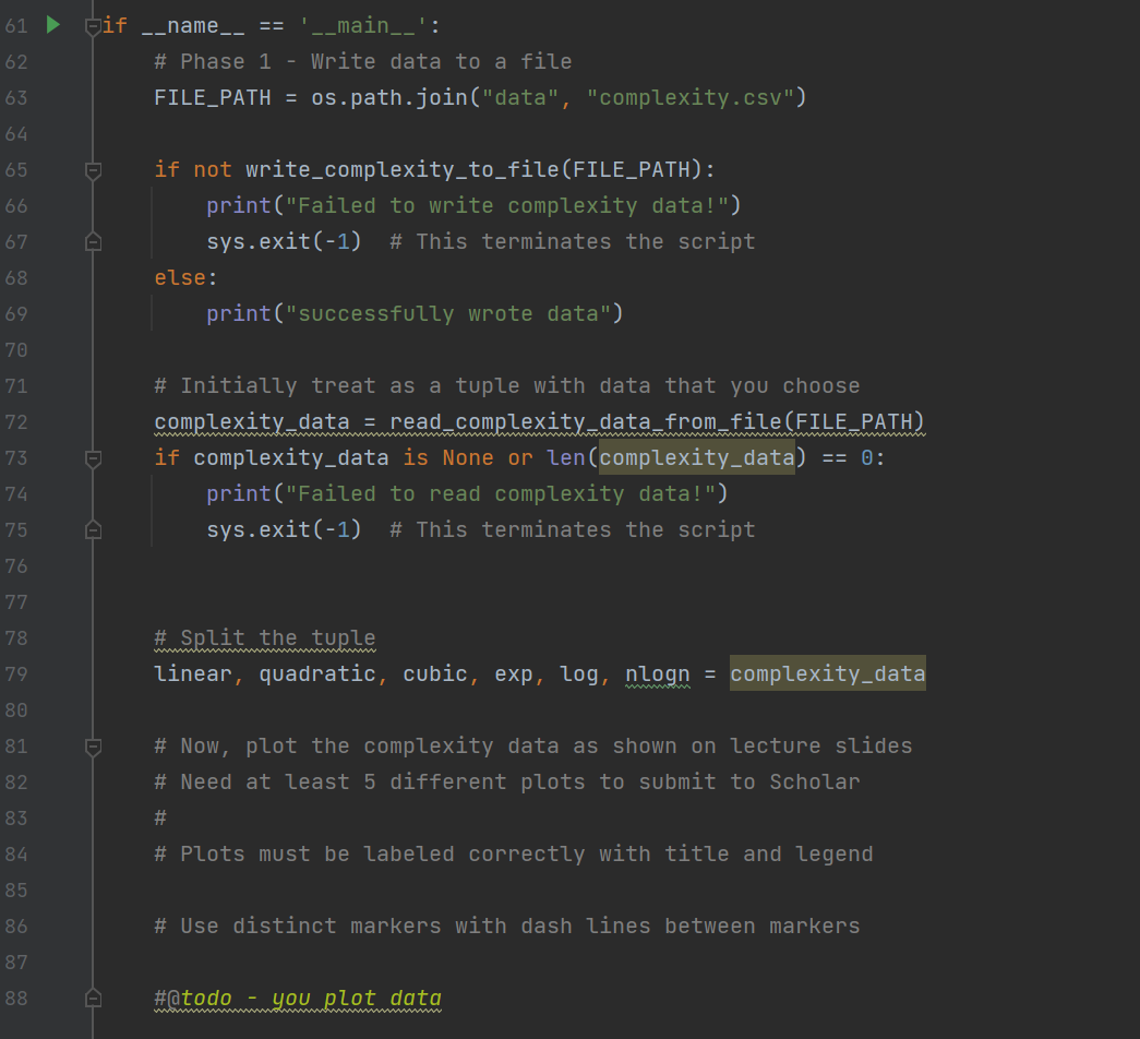 Solved Homework In Complexity Calculations And Plotting