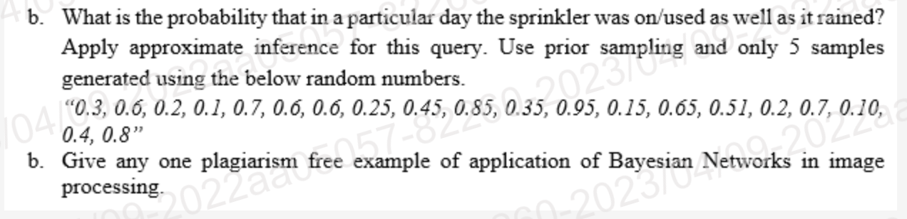 Solved Consider the below Bayesian Network and answer the | Chegg.com