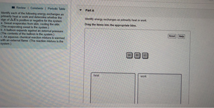 Solved Review l Constants l Periodic Table Part A Identify | Chegg.com Solved Review l Constants l Periodic Table Part A Identify | Chegg.com