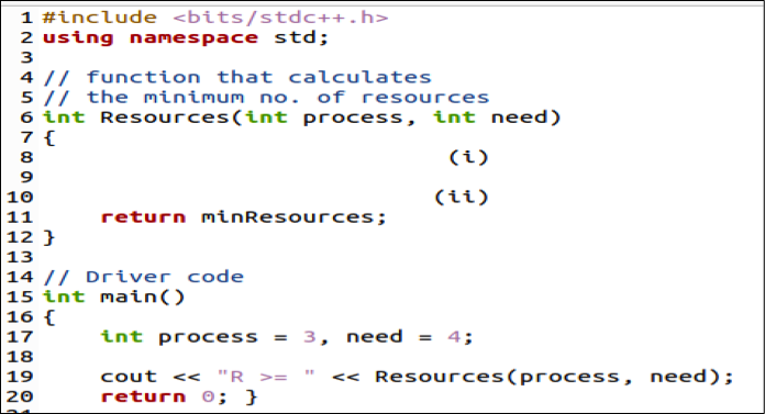 Solved 3. The following program implements First | Chegg.com