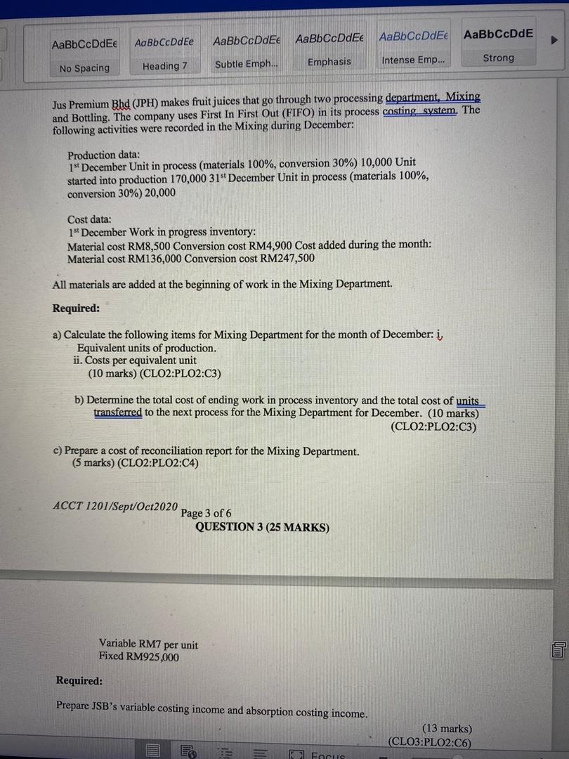 Solved AaBbCcDdEe AaBbCcDdEE AaBbCcDdEe AaBbCcDdEe AaBbCcDdE | Chegg.com