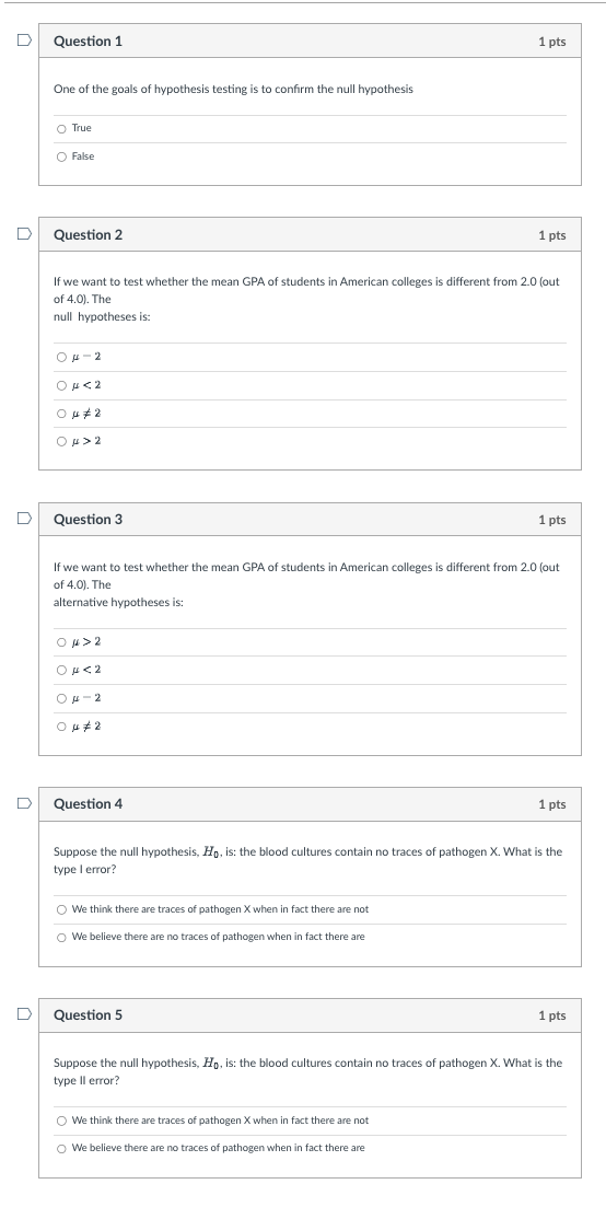 Solved \begin{tabular}{|l|} \hline Question 1 \\ \hline One | Chegg.com