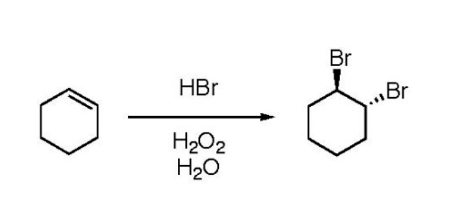 Solved Br HBr ...Br H2O2 H2O | Chegg.com
