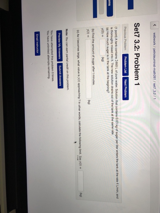 Solved Set6 2.6: Problem 3 Previous Praoblem Problem Lst | Chegg.com