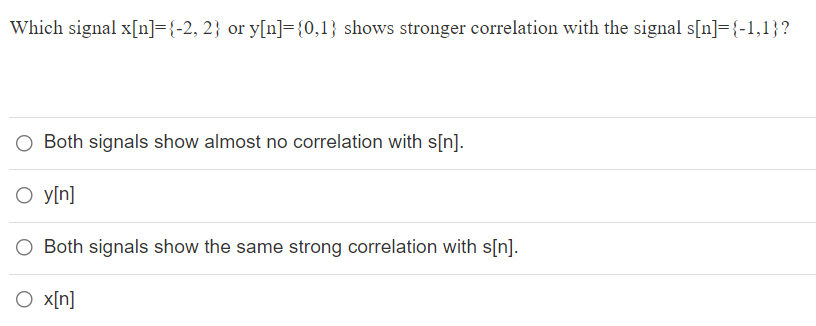 Solved The Maximum Value Of The Autocorrelation Function